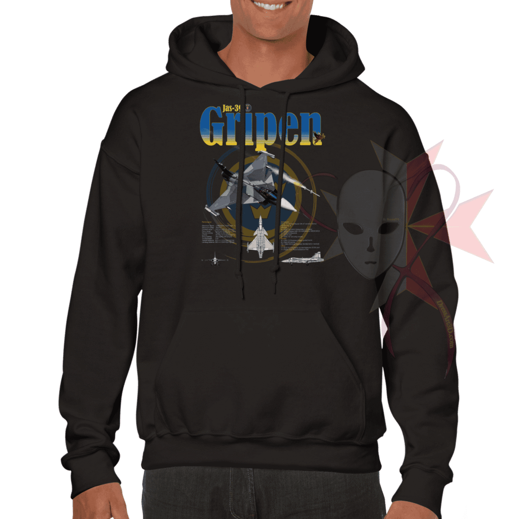 Saab JAS-39 Gripen - Classic Unisex Pullover Hoodie