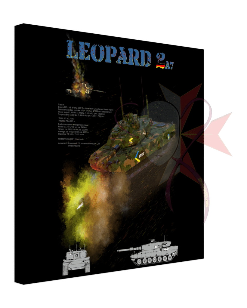Leopard 2 Main Battle - Canvas - dressart3d.com