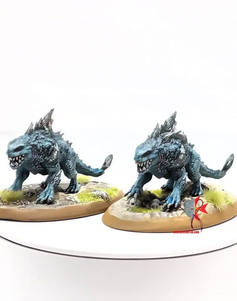 Portfolio ...Eternal Siege Miniatures - 2 Land Sharks